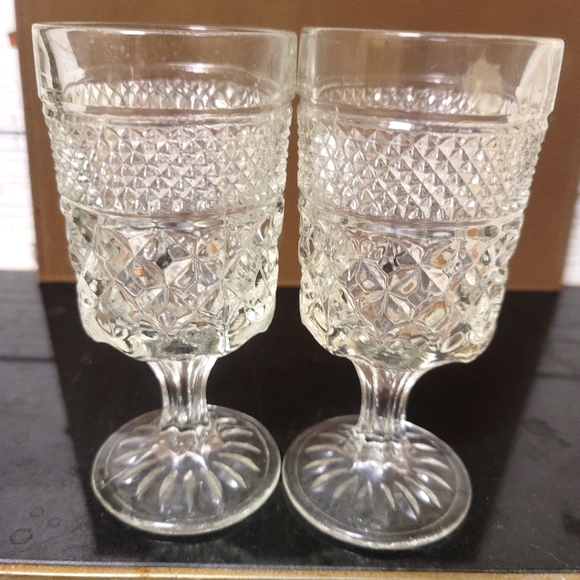 Anchor Hocking | Dining | Set Of 2 Wexford Diamond Pattern Anchor ...